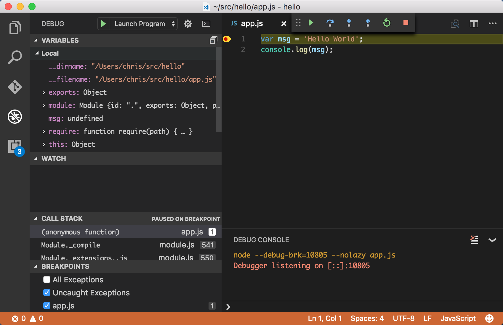 Node js Startup Stash