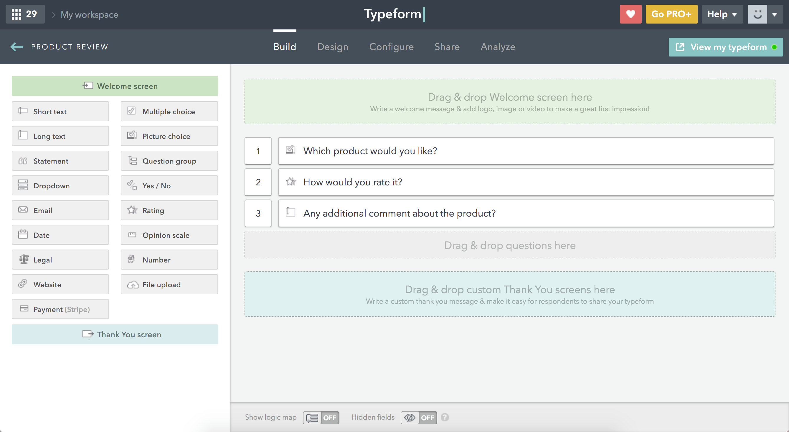Typeform Startup Stash